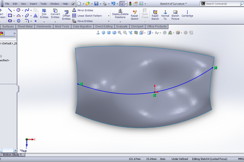 Tutorial - splitting surfaces using Split line in SolidWorks? - GrabCAD