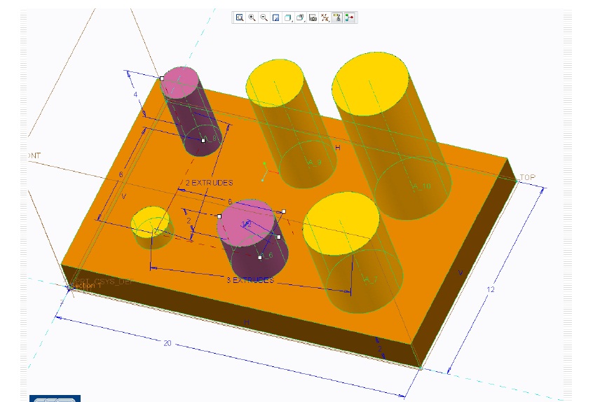 How to make this pattern in Creo? | GrabCAD Questions