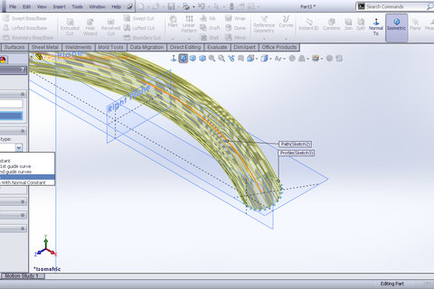 Tutorial - Swept twist in SolidWorks? - GrabCAD