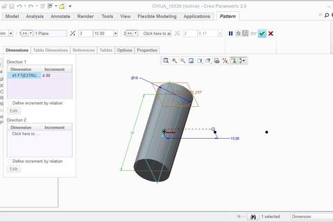 How to make this pattern in Creo? - GrabCAD