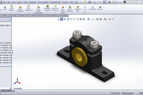 Tutorial - Simulation of Plummer block under torque? - GrabCAD