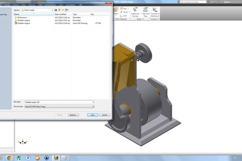 How model Wobbler engine in Autocad using Inventor? - GrabCAD
