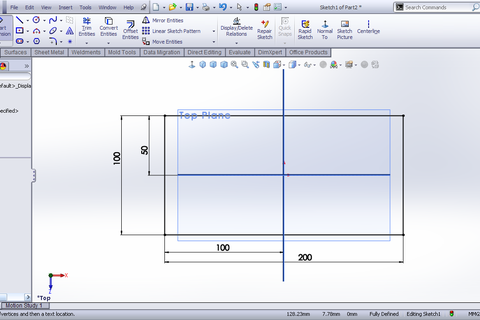 Tutorial - Sketched bend feature (Sheet metal) in SolidWorks? - GrabCAD