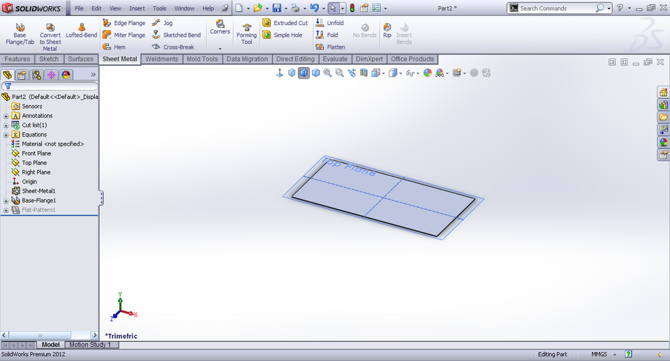 Tutorial - Sketched bend feature (Sheet metal) in SolidWorks? - GrabCAD
