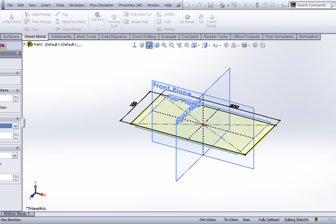 Tutorial - Jog feature (Sheet-metal) in SolidWorks? - GrabCAD