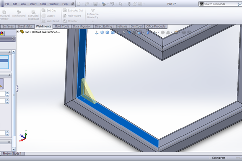 Tutorial - Gusset in Weldment in SolidWorks? - GrabCAD