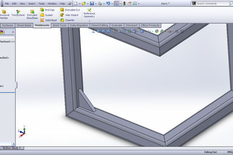 Tutorial - Gusset in Weldment in SolidWorks? - GrabCAD