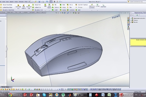 How to model Asus R.O.G. mouse in Solidworks? - GrabCAD