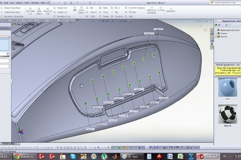 How to model Asus R.O.G. mouse in Solidworks? - GrabCAD