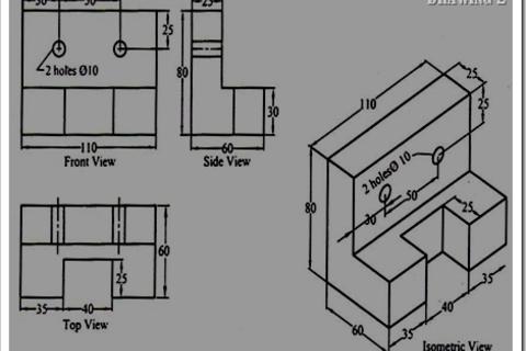 can you give drawing models with dimensions to practice? - GrabCAD