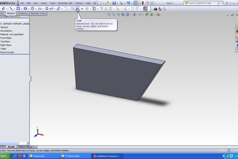 How to make a logo of a company in SolidWorks? - GrabCAD