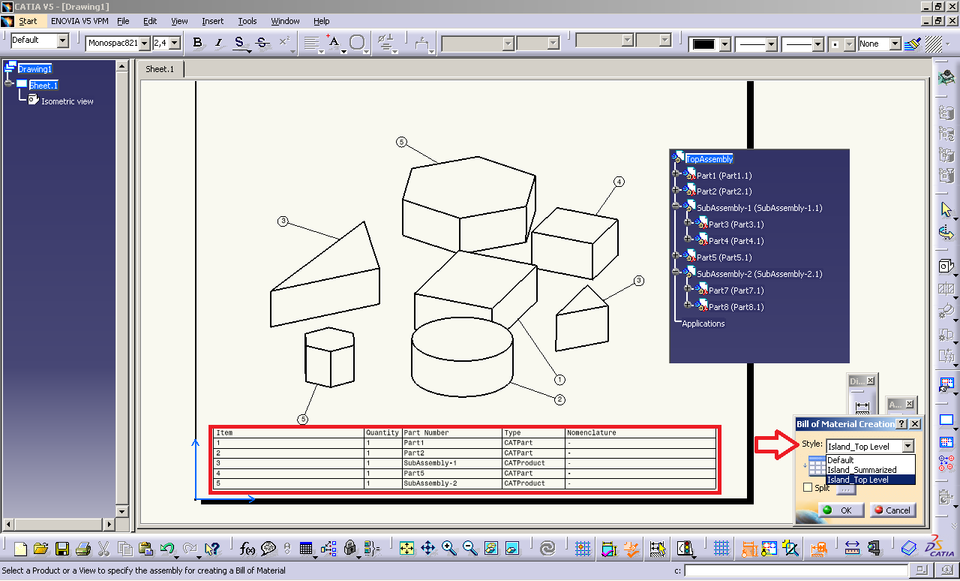 How can we add numbers to sub-assemblies in CATIA to see them in ...