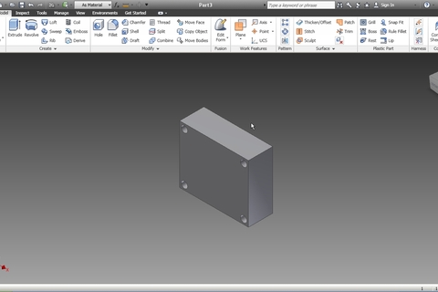 Tutorial:How to use holes wizard in Autodesk Inventor? - GrabCAD