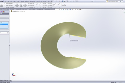 Tutorial: How to model helix as sheet metal part? - GrabCAD