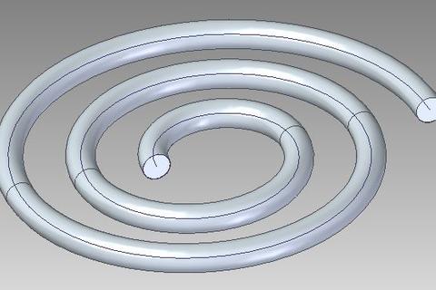 Tutorial: how to model a spiral in Solid Edge (example 1: draw the ...