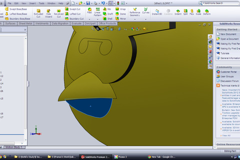 Tutorial: How to create an Angry Bird in Solidworks? - GrabCAD