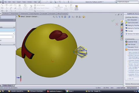 Tutorial: How to create an Angry Bird in Solidworks? - GrabCAD