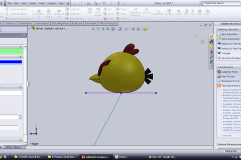 Tutorial: How to create an Angry Bird in Solidworks? - GrabCAD