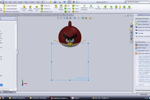 Tutorial: How to create an Angry Bird in Solidworks? - GrabCAD