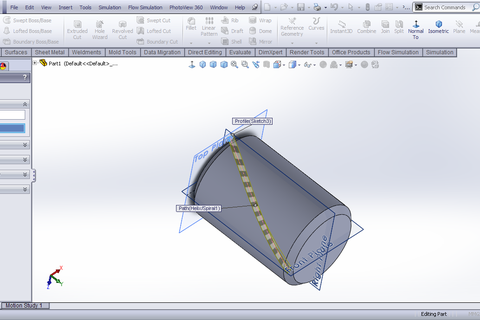 Tutorial - Creating knurl in SolidWorks? - GrabCAD