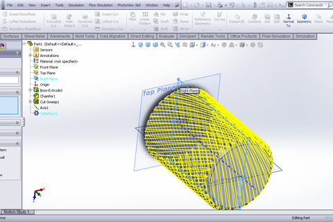 Tutorial - Creating knurl in SolidWorks? - GrabCAD