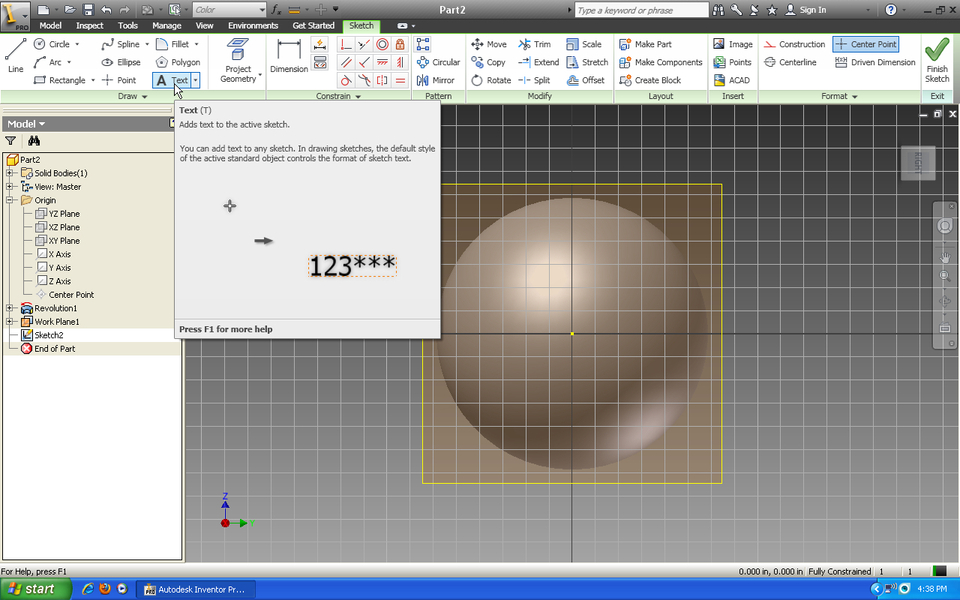 Tutorial How To Use Emboss Feature In Autodesk Inventor Grabcad