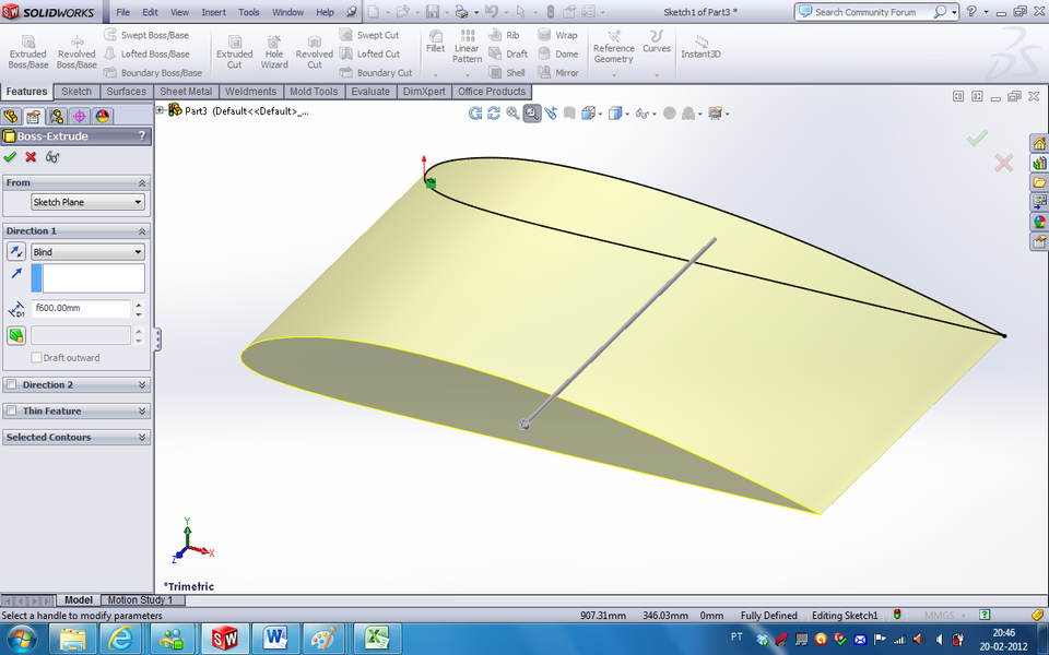 How to model an aerofoil using coordinates in Solidworks? - GrabCAD