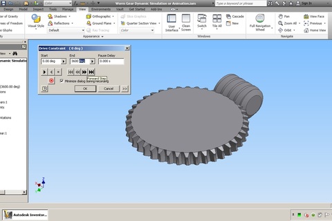 How to make Worm Gear and its Dynamic Simulation or Animation in ...