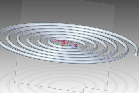 Tutorial: how to model a spiral in Solid Edge (example 2: using helix command) - GrabCAD