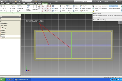 Tutorial: How to use rib feature in Autodesk Inventor? - GrabCAD