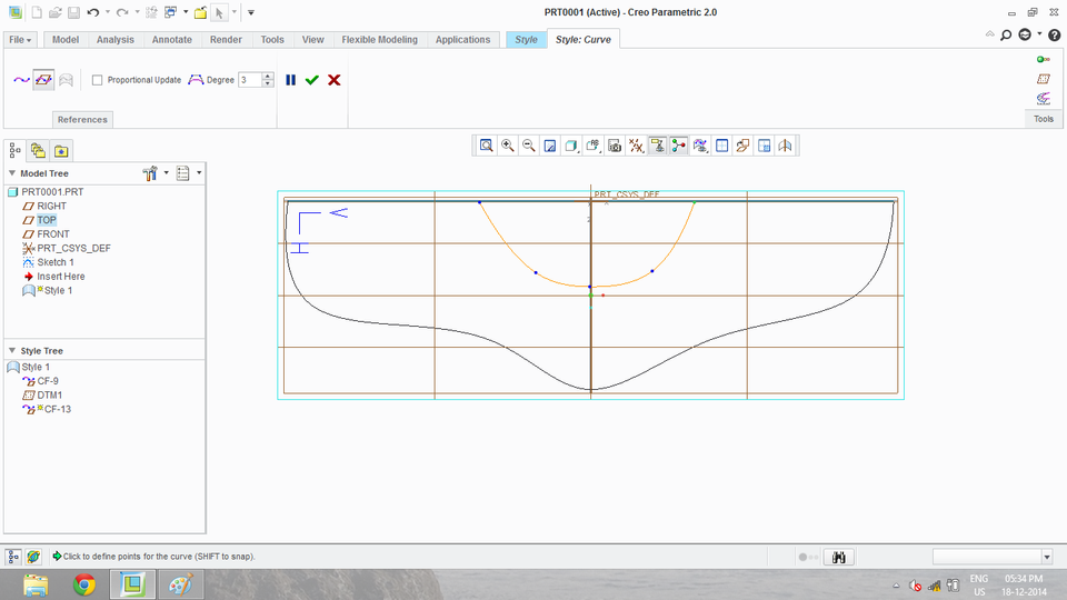 Tutorial: How to use Style command in PTC Creo Parametric? - GrabCAD