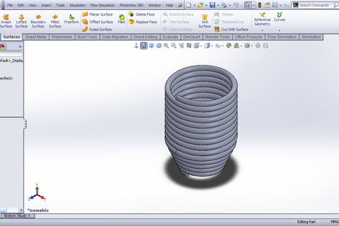 Tutorial - Modeling a Taper helix in SolidWorks? - GrabCAD
