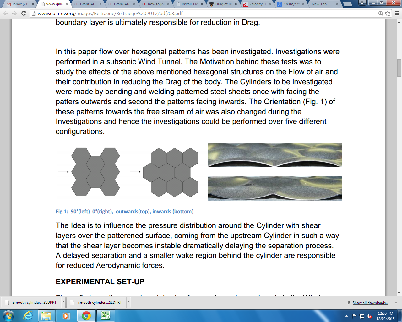 How to do a uniformly distributed pattern of dimples on a cylinder ...