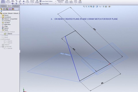 How to make roof tiles in SolidWorks? - GrabCAD