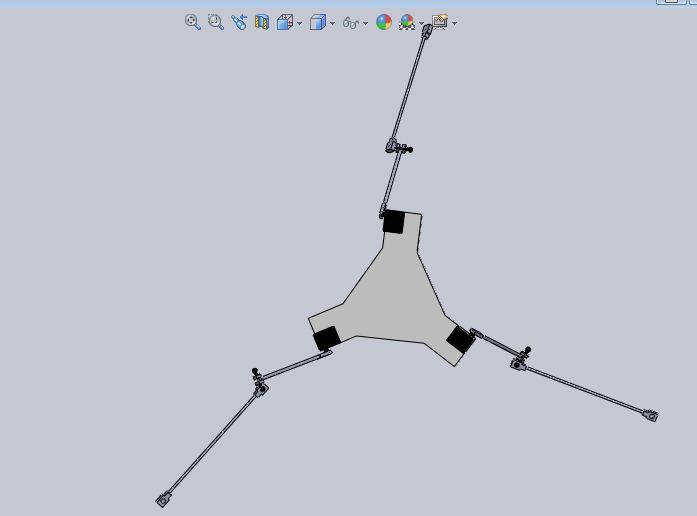 i need a to design a planar robot parallel 3RRR | GrabCAD Questions