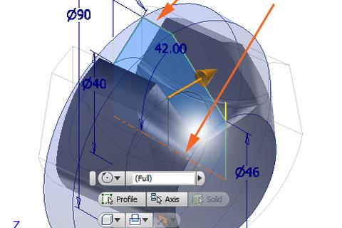 How to model a Control lever shaft using Inventor 2014? - GrabCAD