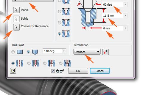 How to model a Control lever shaft using Inventor 2014? - GrabCAD