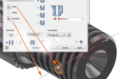 How to model a Control lever shaft using Inventor 2014? - GrabCAD