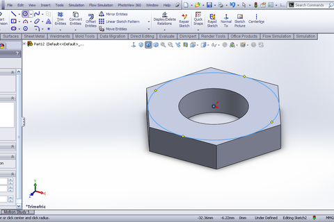 Tutorial - Modeling a Castle Nut in SolidWorks? - GrabCAD