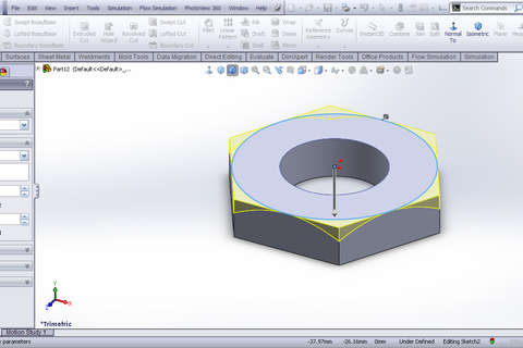 Tutorial - Modeling a Castle Nut in SolidWorks? - GrabCAD