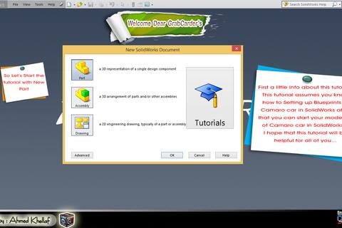 How to setting up blueprints in solidWorks ? - GrabCAD