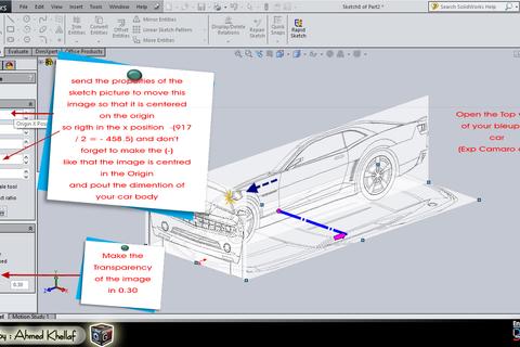 How to setting up blueprints in solidWorks ? - GrabCAD