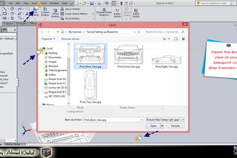 How to setting up blueprints in solidWorks ? - GrabCAD