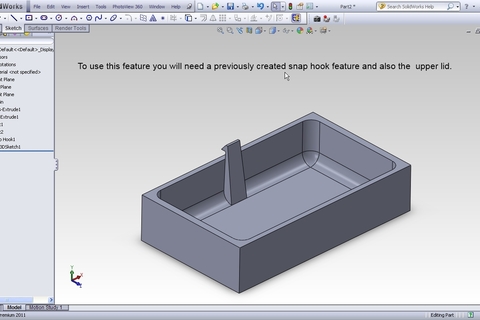Tutorial:Using snap groove fastening feature in Solidworks. - GrabCAD