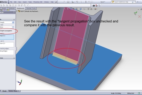 Tutorial:Using filet bead feature (in Weldments) in Solidworks. - GrabCAD