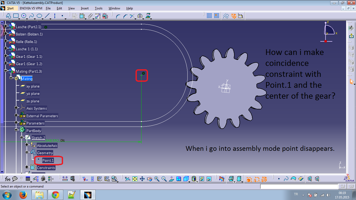 How to use a part sketch as an assembly refference in Catia? | GrabCAD Questions