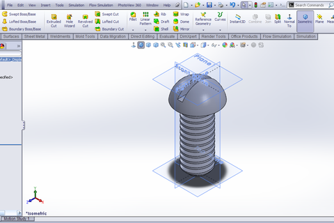 Tutorial - Modeling machine screw in SolidWorks? - GrabCAD