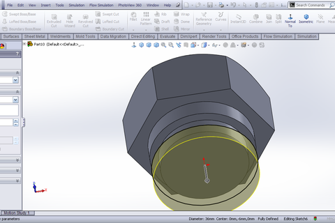 Tutorial - Modeling Ring collar nut in SolidWorks? - GrabCAD