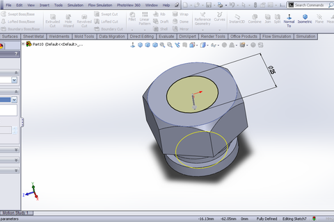 Tutorial - Modeling Ring collar nut in SolidWorks? - GrabCAD