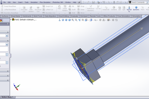 Tutorial - Modeling square Head bolt with square Nut in SolidWorks? - GrabCAD